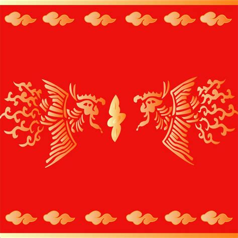 Chinese Classical Pattern Phoenix Abstract 21839 Free Ai Download 4