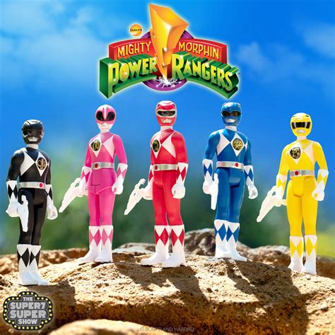 Best Buy Super7 ReAction 3 75 In Plastic Mighty Morphin Power Rangers