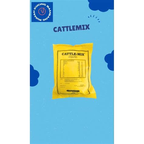 Jual PENGGEMUK TERNAK CATTLE MIX 1 KG PREMIX SAPI MINERAL SAPI