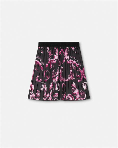 Chromo Couture Pleated Mini Skirt Blackpink Versace