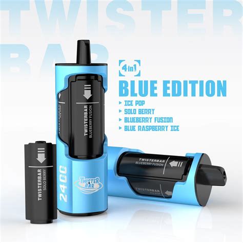 4 In 1 Twister Bar 2400 Puffs Disposable Vape Pod Kit Uk