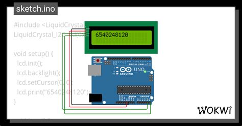 เชื่อมต่อวงจรระหว่าง Arduino กับ Lcd 16x2 Wokwi Esp32 Stm32 Arduino