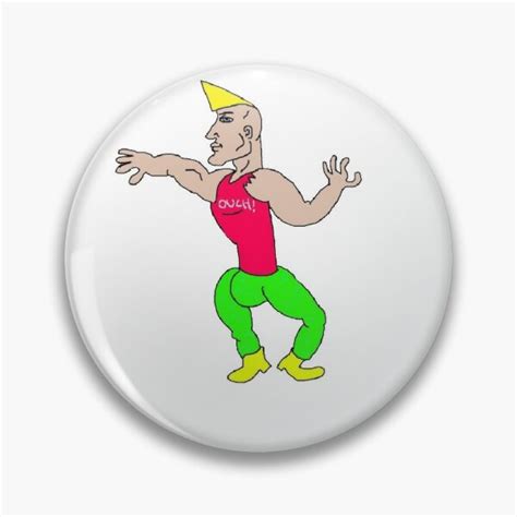 Yes Chad Meme Pin For Sale By Andynass Redbubble