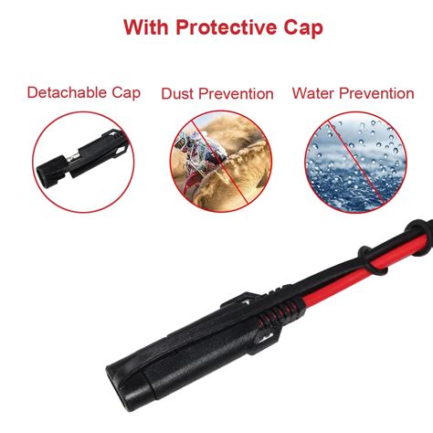 16 Awg Sae 배터리 충전기 키트 8 Ft 빠른 분리 플러그 Sae Dc 전원 커넥터 연장 케이블 Buy 커넥터 터미널 대량 자동차 포지티브 12 볼트 커넥터 12