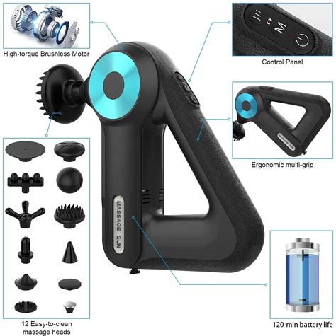 All New 4th Generation Percussive Therapy Massagers Handheld Deep