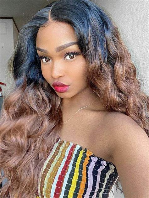 Body Wave Highlight Color X HD Lace Front Wigs Human Hair DB Human Hair Wigs Wig