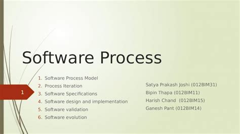 Pptx Software Engineering Process Models Dokumentips