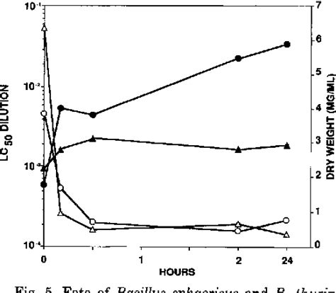 Figure 5 From Fate Of Bacillus Sphaericus And Bacillus Thuringiensis