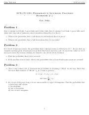 HW Pdf Pillai Fall ECE GY ECE GY Probability Stochastic Processes Homework