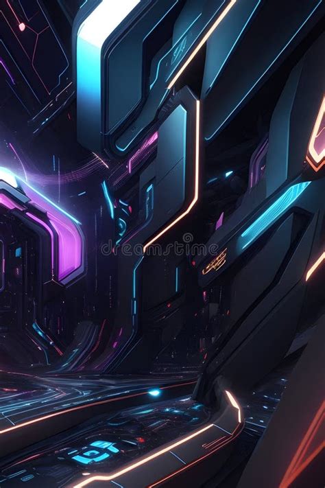 Artificial Intelligence Abstract Backgrounds Stock Illustration Illustration Of Innovation