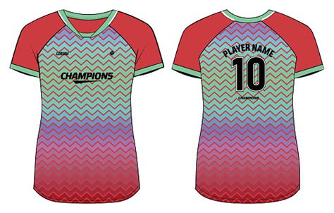 여성 스포츠 저지 티셔츠 디자인 플랫 스케치 일러스트 레이 션 지그재그 추상 패턴 V 넥 티셔츠 레이디스 배구 저지 축구 배드민턴 축구 및 네트볼 스포츠 유니폼 키트 0명에