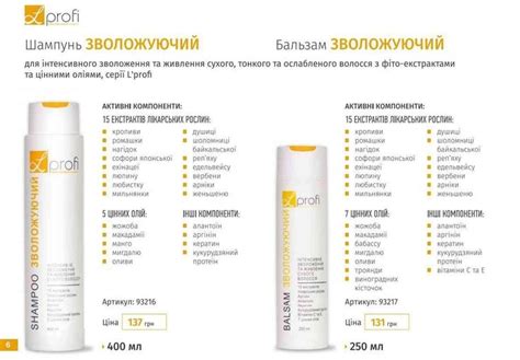 Шампунь та бальзам для сухого волосся