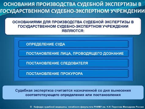 Организация и процессуальные основы проведения судебно-медицинской ...