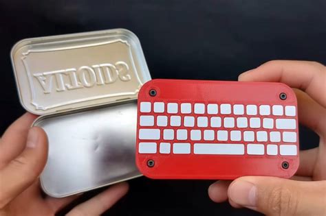 Wireless Keyboard Inside An Altoids Tin Is Perfect For People Missing