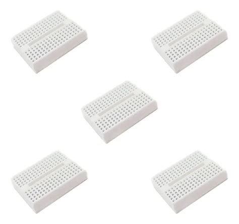 5x Mini Protoboard 170 Pontos Breadboard 170 Furos Arduino Mercadolivre