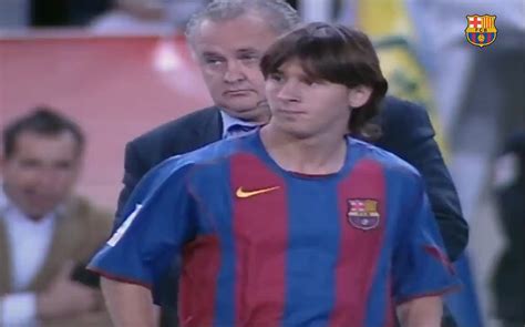 Debut De Messi Así Fue Su Primer Partido En El Barcelona Telediario