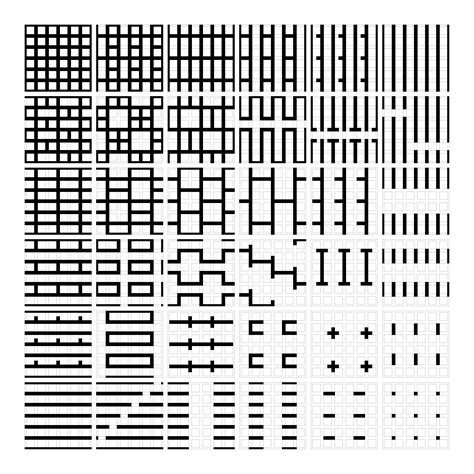 Grid Matrix Of System Variations In Ungers And Heydes Dense City