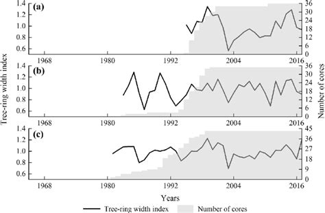 Standard Chronologies Of P Massoniana At Different Diameter Classes A