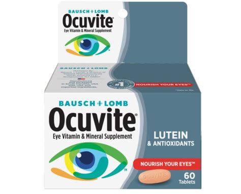 Ocuvite® Vitamin And Mineral Supplement 60 Ct Tablets Eye Vitamins