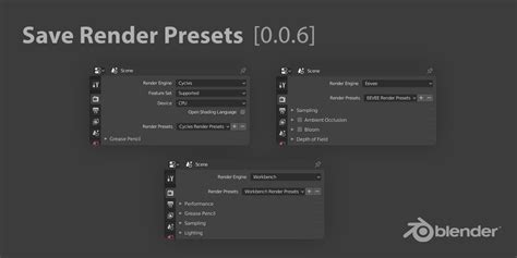 github schroef save render presets allows user to save render