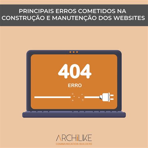 erros na construção e manutenção dos websites Archilike E mail as a Service
