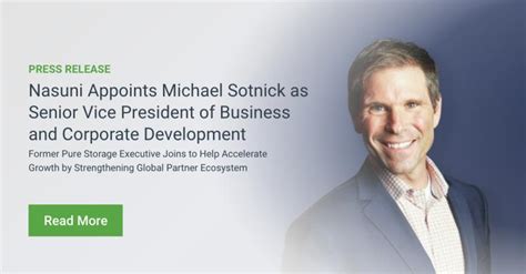 Kenz Mroue On Linkedin Nasuni Appoints Michael Sotnick As Senior Vice