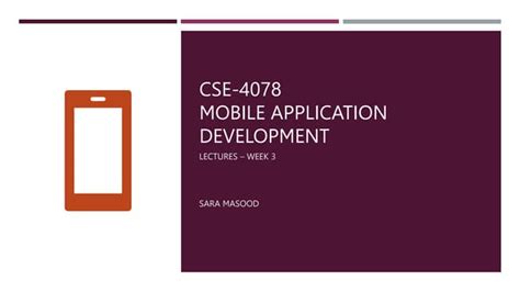 Cse 4078 Lecture Week 3sasdgagapptx