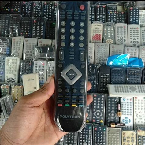 jual remote led lcd polytron original shopee indonesia