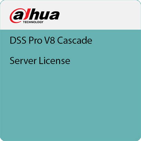 Dahua Technology Dss Pro V8 Cascade Server License Dss8prcac Bandh