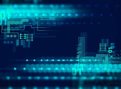 Premium Photo Blue Geometric Shape Abstract Technology Background