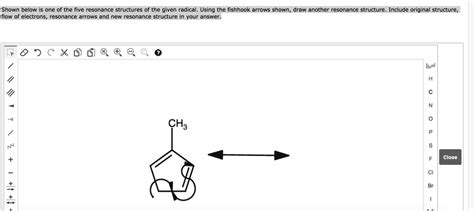 SOLVED Shown Below Is One Of The Five Resonance Structures Of The