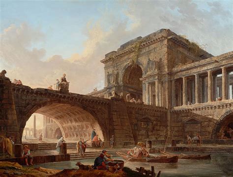 Hubert Robert The Bowes Museum B M 264 Architectural Caprice With
