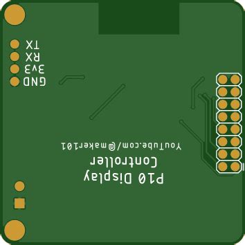 P10 Display WiFi Controller Board ESP8266 MQTT Share Project PCBWay