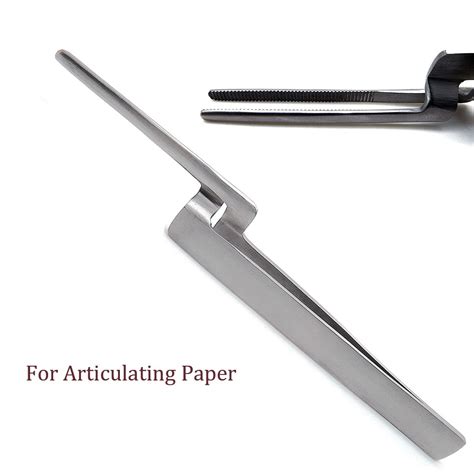 แหนบกระดาษประดิษฐ ์ ทันตกรรม ปลายตรง Articulating Paper Plier
