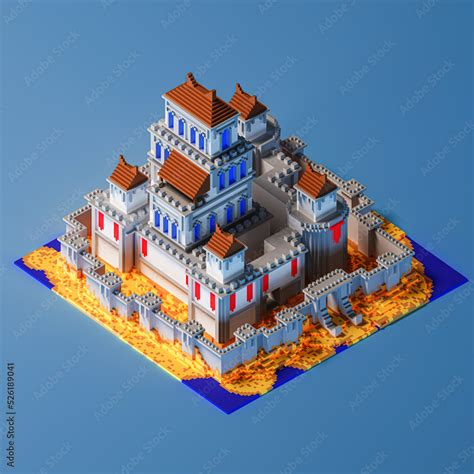 The 3d Model Was Made In Magica Voskell In Voxel Format And Rendered In