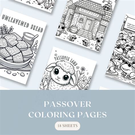 Passover Coloring Sheets Scribbles And Scriptures
