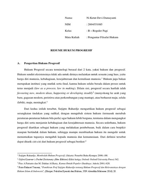 Hukum Progresif Pdf