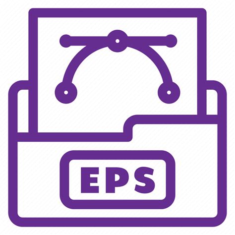 Eps Eps File Extension File Type Format Graphic Vector File Icon