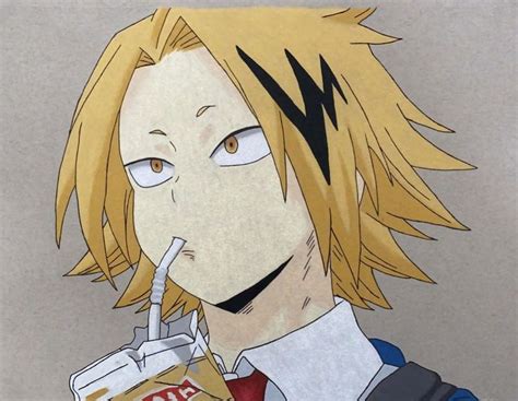 Kaminari Denki From My Hero Academia Drawings Anime Portrait Drawing