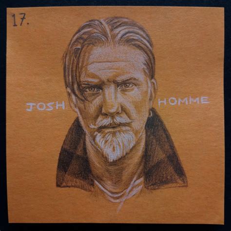 Drew Josh On A Post It Note As Part Of A Series Im Doing R Qotsa