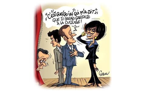 Le dessin de Chaunu la nomination de Rachida Dati au ministère de la