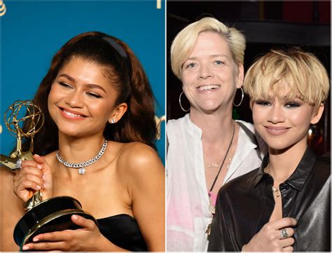 Zendayas Mother Says Security Stopped Her At The Emmys The Independent