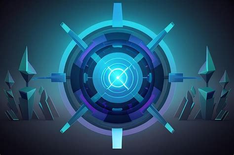 Premium AI Image Hi Tech Modern Tech Layout Stage Or Room With