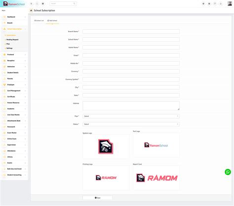 ramom school subscription saas by ramomcoder codecanyon