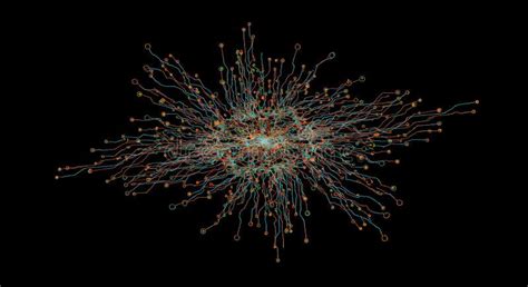 A Complex Array Of Interconnected Lines Forms An Intricate Network