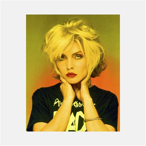 Brian Aris Debbie Harry In Bad T Shirt 2 1978 Kalkeriet Photo