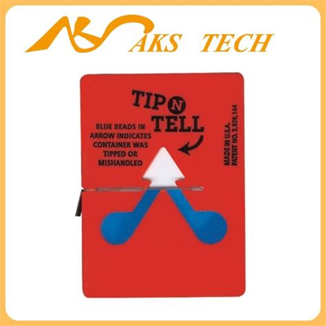 Tilt Indicator Tip N Tell Packaging Tipping Indicators Tradekorea