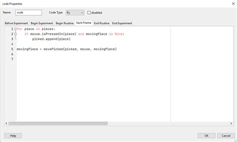 Disabling Moving On To Next Trial If Task Is Not Finished Builder PsychoPy
