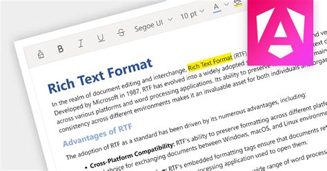 ユーザーがangularアプリでテキストを簡単に書式設定可能