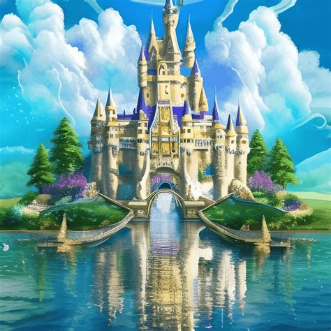 A Floating Castle Graphic · Creative Fabrica